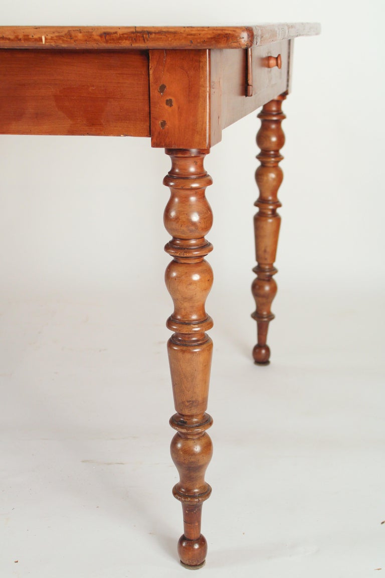 Antique Louis Philippe Style Fruit Wood Dining Room Table For Sale at ...