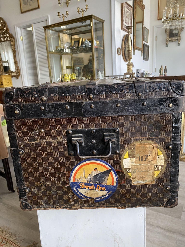 Vintage Louis Vuitton Steamer Trunk For Salem | semashow.com