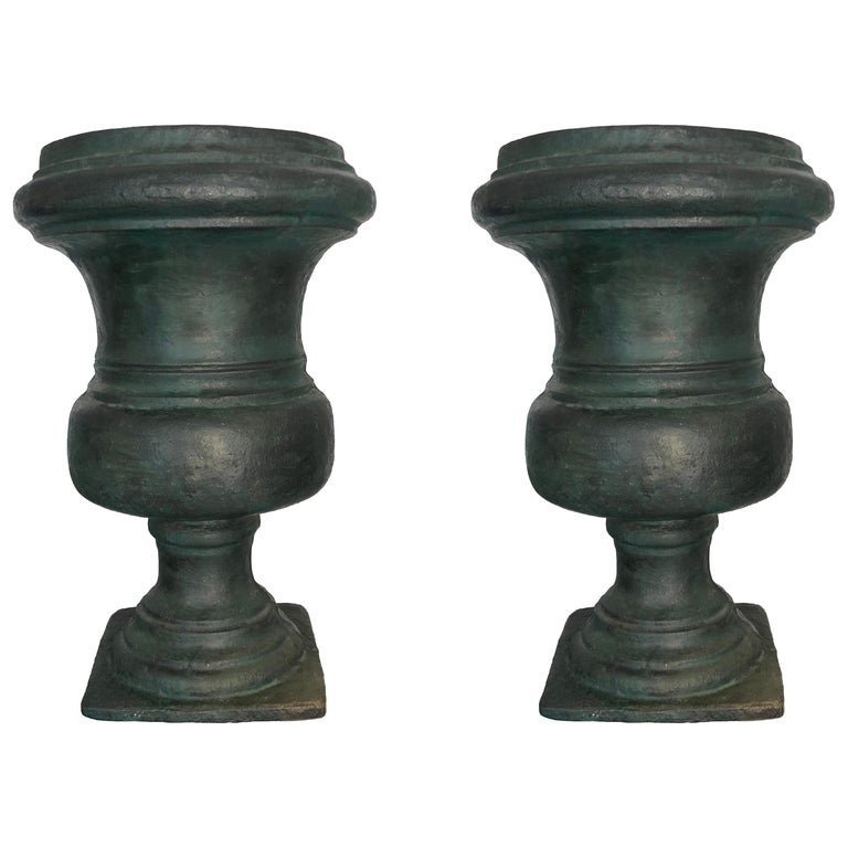 Antique Louis XIV 1700 Pair of Highly Important French Garden Vases ...