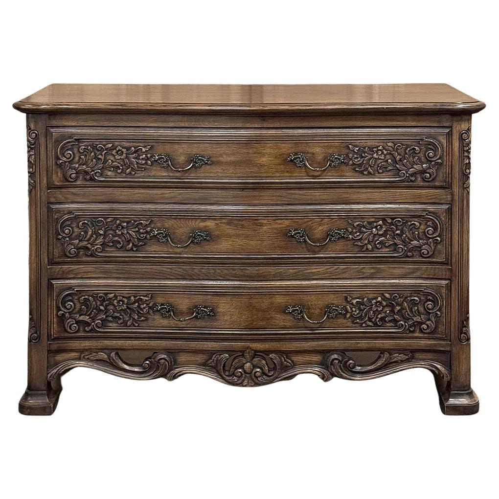 Antique Louis XIV Oak Commode For Sale at 1stDibs