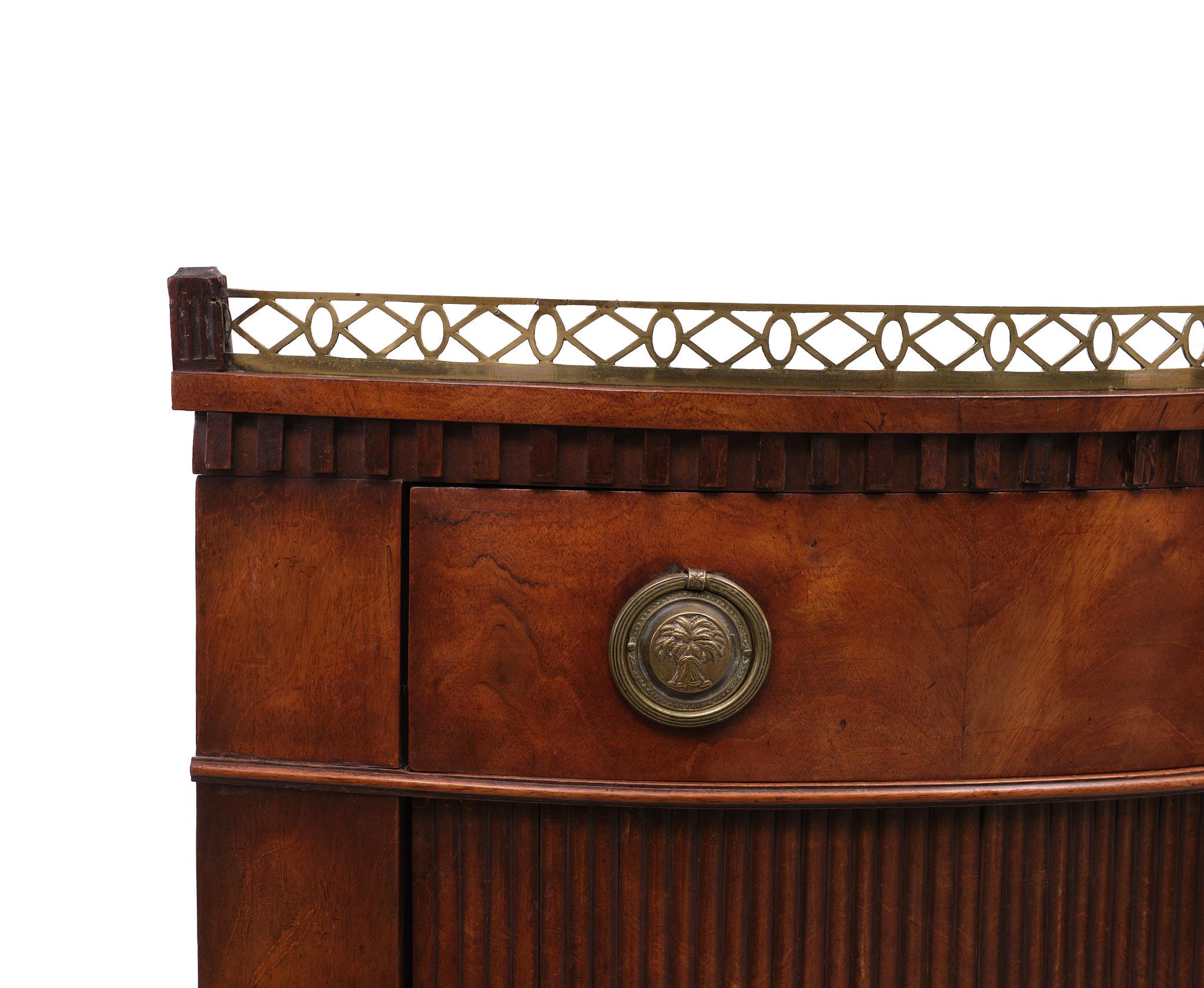 Antique Louis XVI Mahogany Dutch Corner Cabinet at 1stDibs