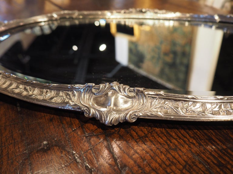 Antique Louis XVI Silvered Bronze Surtout de Table with Jardiniere, C ...