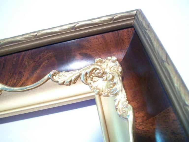 Antique Louis XVI Style Mahogany and Gilt Picture Frame, Early 20th ...