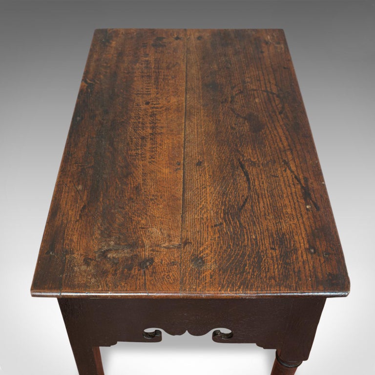 Antique Lowboy, Scottish, Oak, Occasional, Side Table, Georgian, circa ...