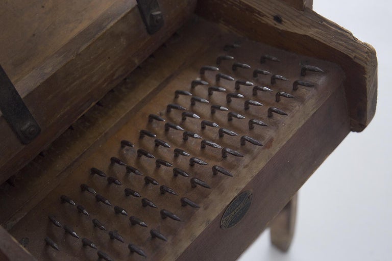 Antique Machine in Wood for Wool For Sale at 1stDibs