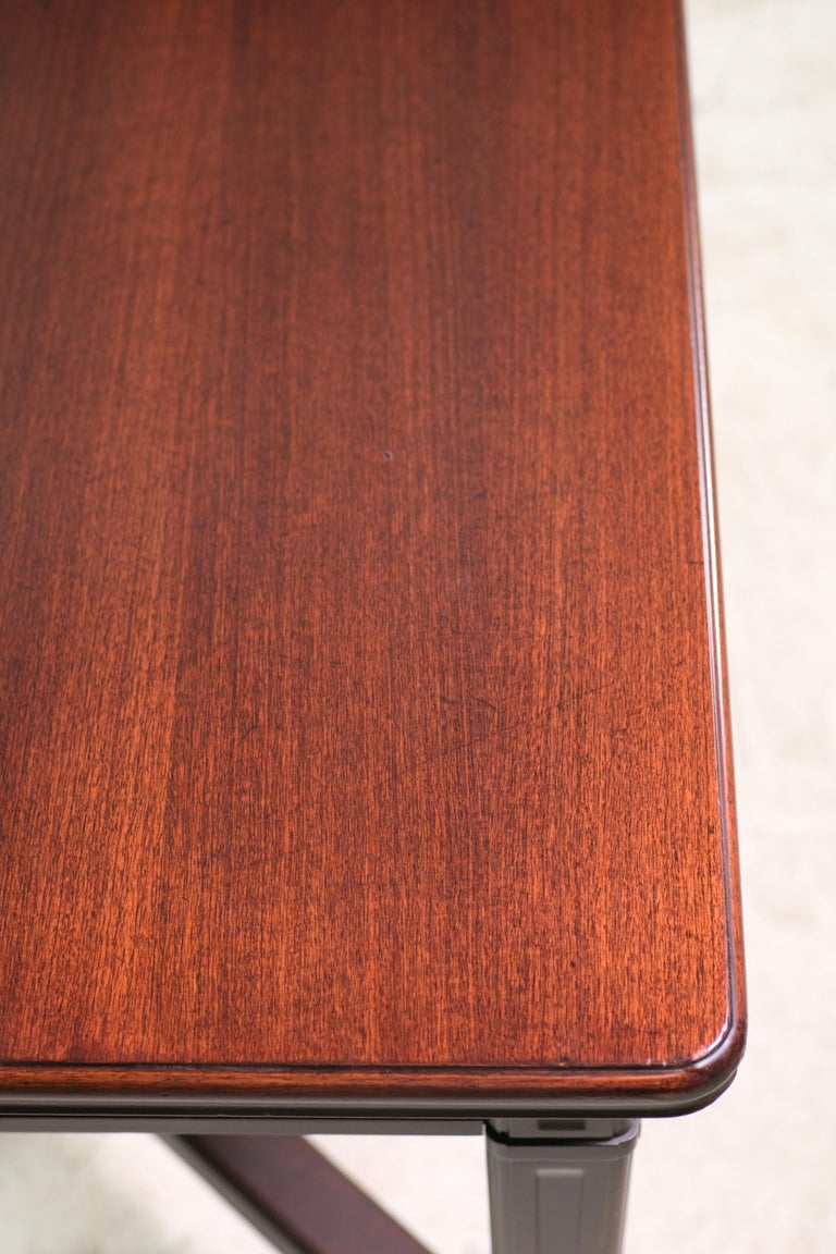 Antique Macy's Federal Style Mahogany Dining Table NYC For Sale at 1stDibs