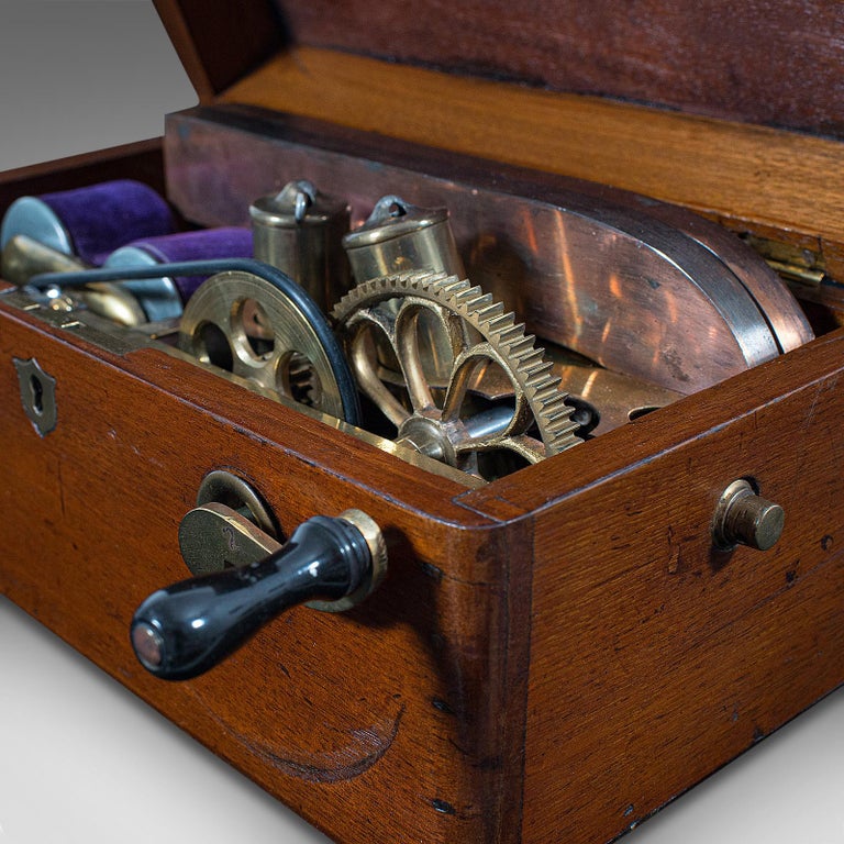 Antique Magneto Electric Therapy Machine, English, Scientific Medical ...