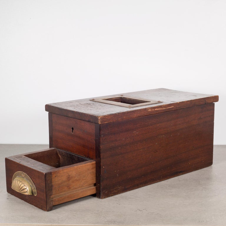 Antique Mahogany and Brass Cash Till, circa 1890 For Sale at 1stDibs ...