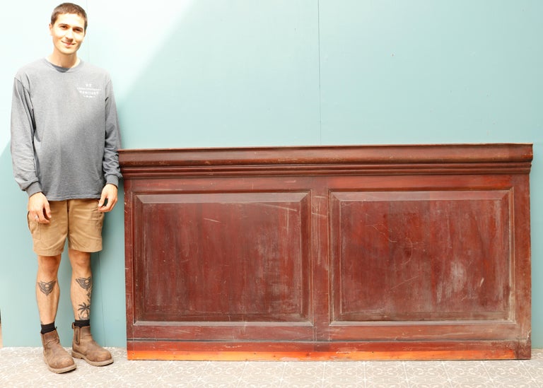 Antique Mahogany Bar Panelling For Sale at 1stDibs