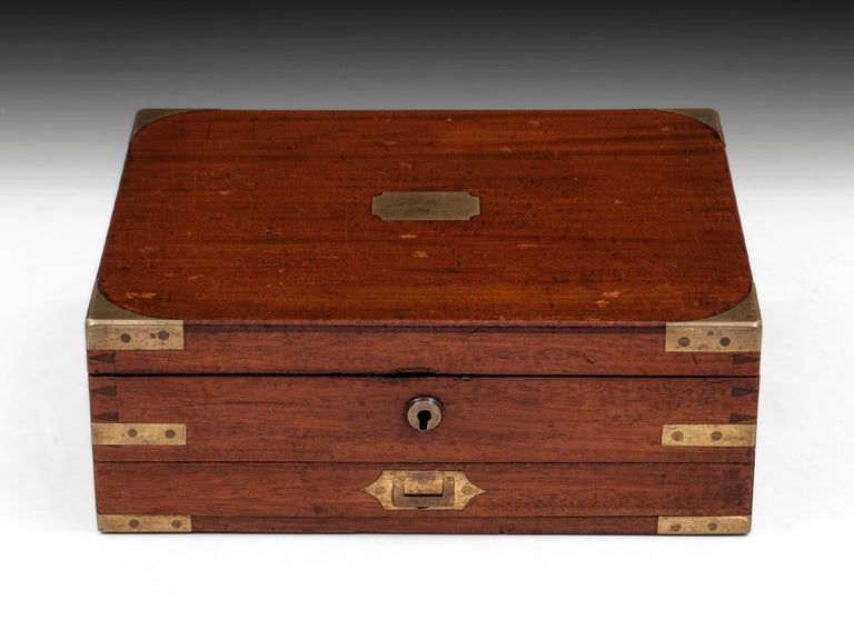 Antique Mahogany Brass Artists Box by James Newman London 19th Century ...