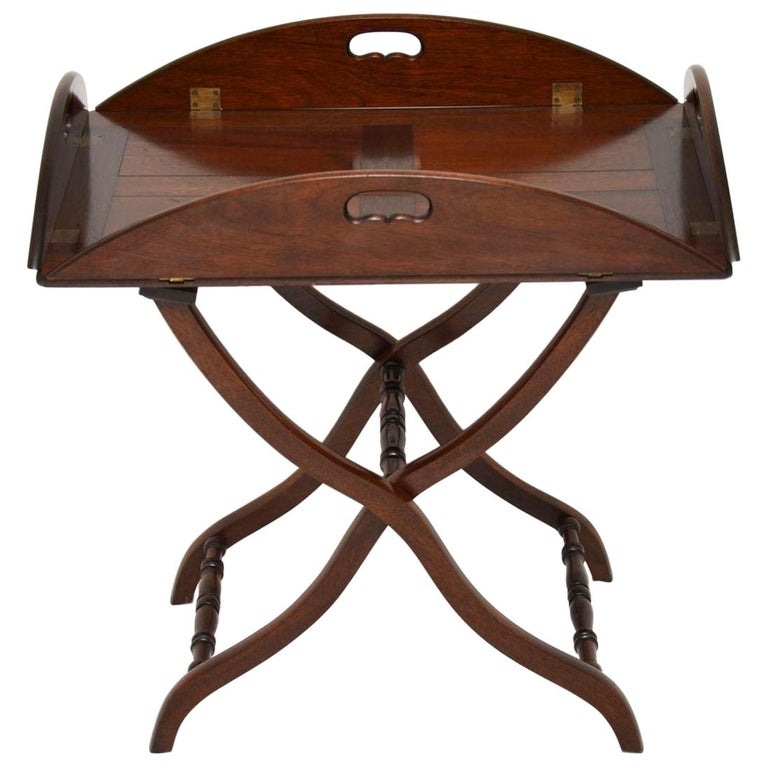 Antique Mahogany Butlers Tray Serving Table at 1stDibs | antique ...