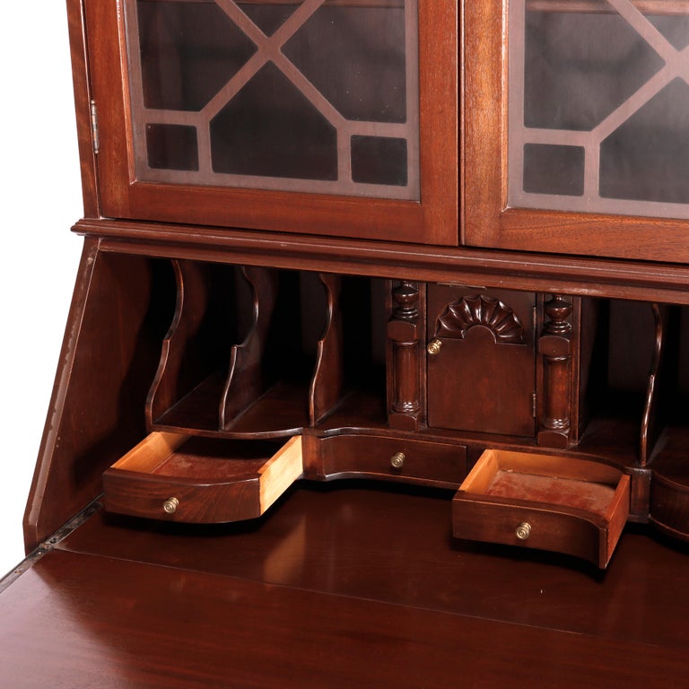 Antique Mahogany Governor Winthrop Secretary Desk Circa 1940 at 1stDibs ...