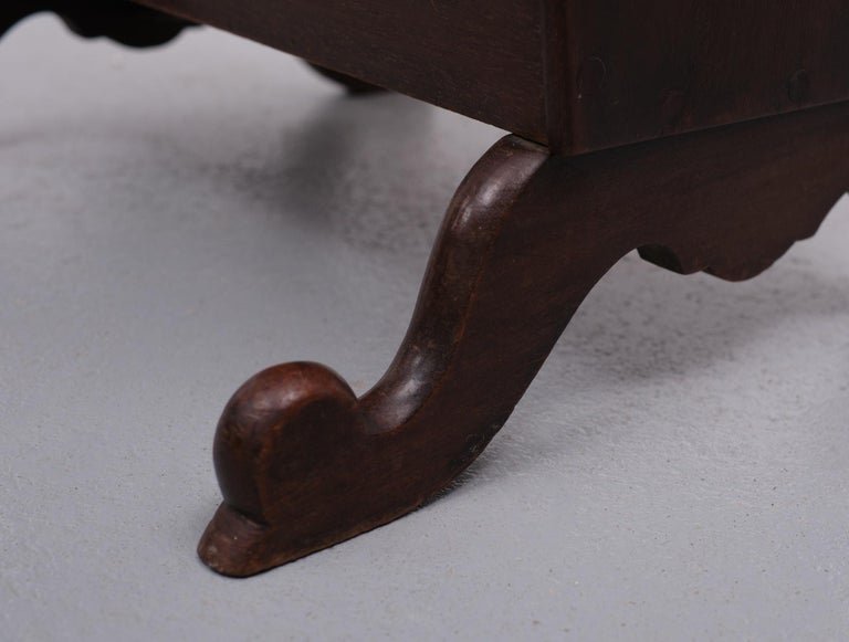 Antique Mahogany Magazine Holder 1870s Holland For Sale at 1stDibs
