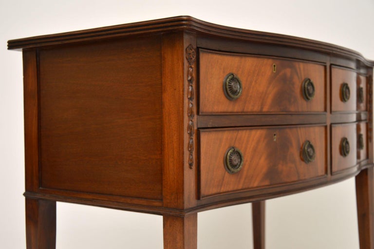 Antique Mahogany Sideboard / Server Table For Sale at 1stDibs