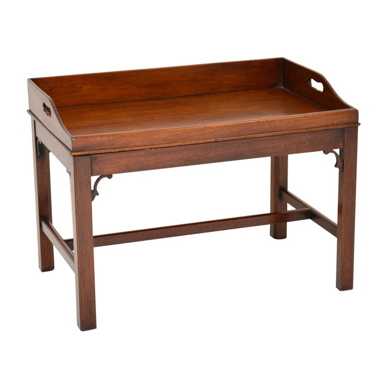 Antique Mahogany Tray Top Coffee Table at 1stDibs | antique tray top ...
