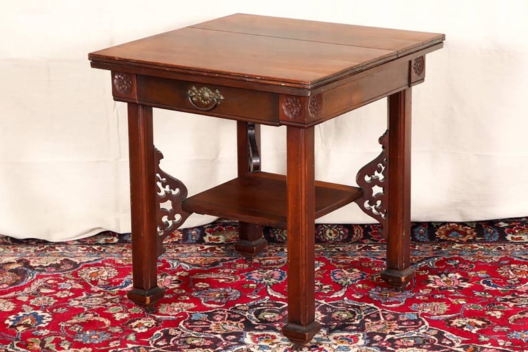 Antique Mahogany Two-Tiered Parlour Table, circa 1890 For Sale at 1stDibs