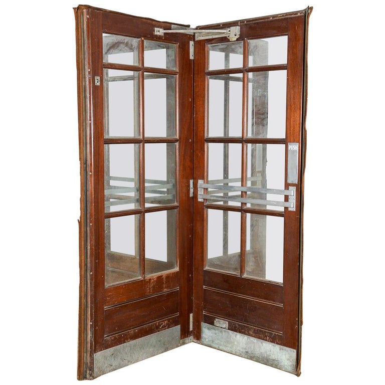 Antique Mahogany Victorian Revolving Doors, 20th Century For Sale at ...