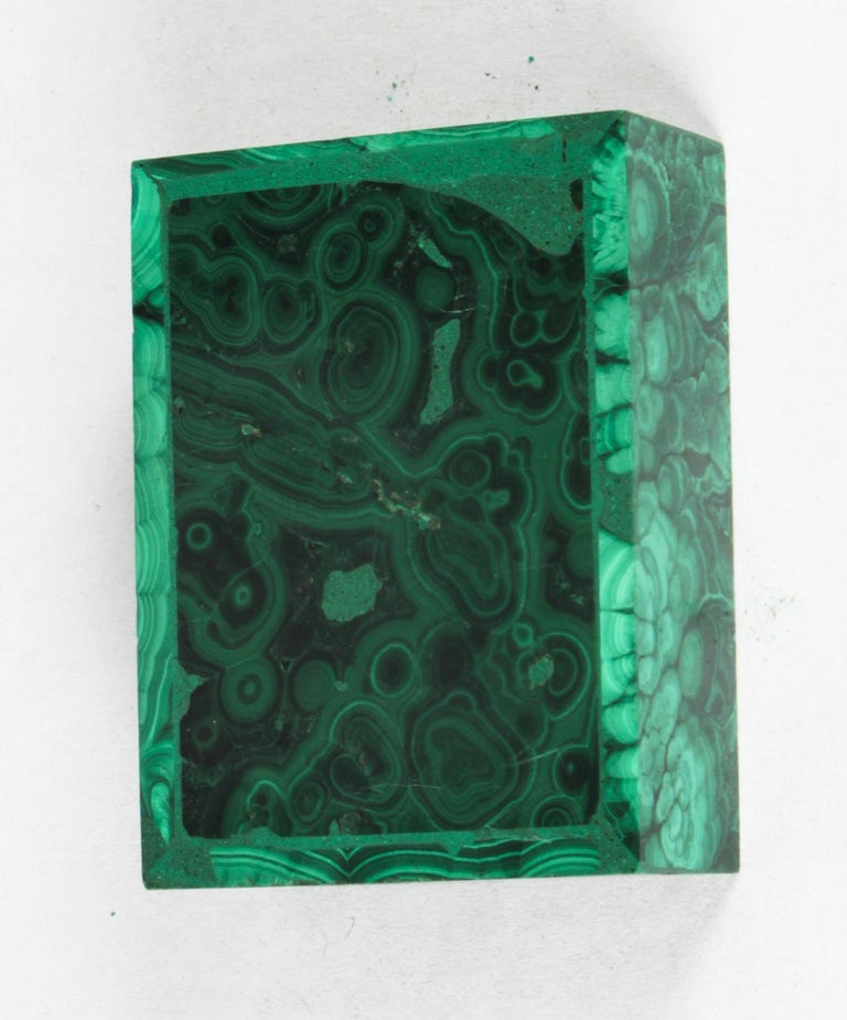 Antique Malachite Rectangular Box and Cover Casket Early 20th Century ...