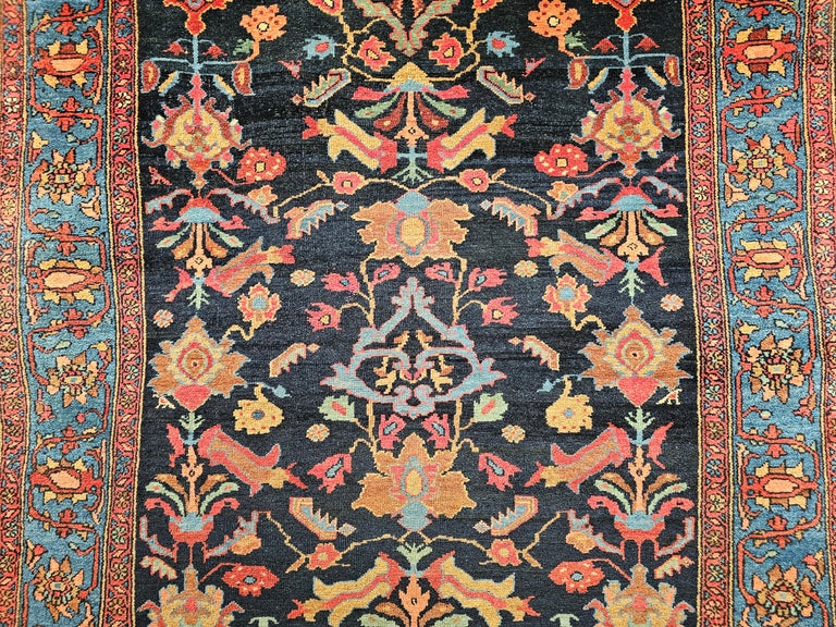 Antique Persian Malayer Area Rug, 4' 6" x 6' 3" For Sale at 1stDibs