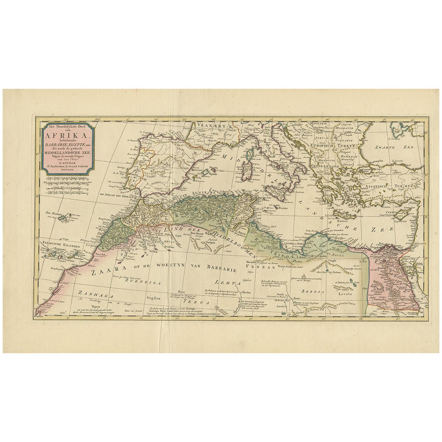 Antique Map of Germany by T. Kitchin, circa 1770 For Sale at 1stDibs
