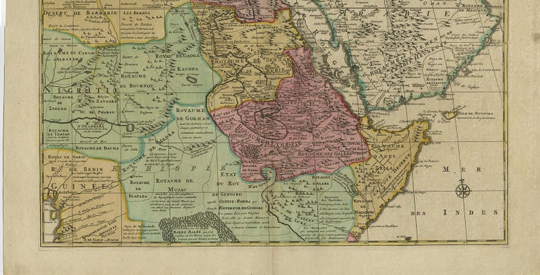 Antique Map of Central Africa by J.B. Elwe, 1792 at 1stDibs