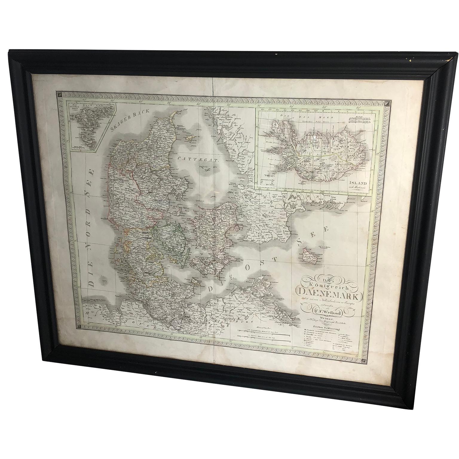 Antique Map of Gratis 'Ohio' by Titus '1871' For Sale at 1stDibs