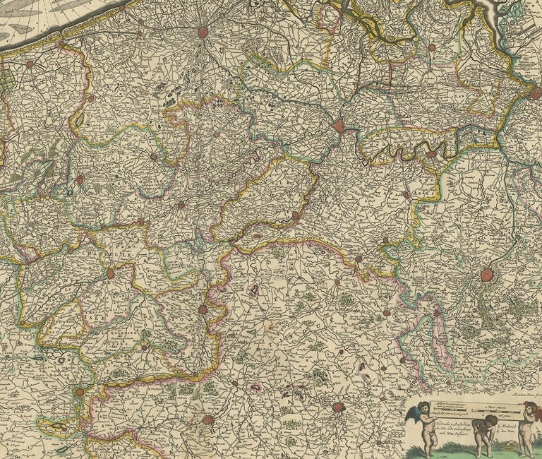Antique Map of Flanders 'Belgium' by F. de Wit, circa 1680 For Sale at ...