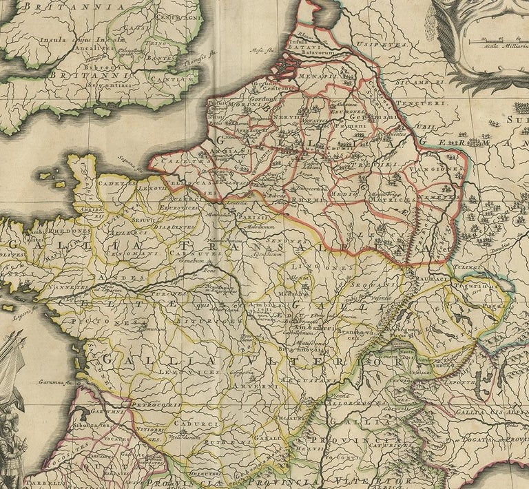 Antique Map of France by Mortier 'c.1710' For Sale at 1stDibs