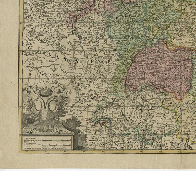 Antique Map of Germany by J.B. Elwe, 1792 For Sale at 1stDibs