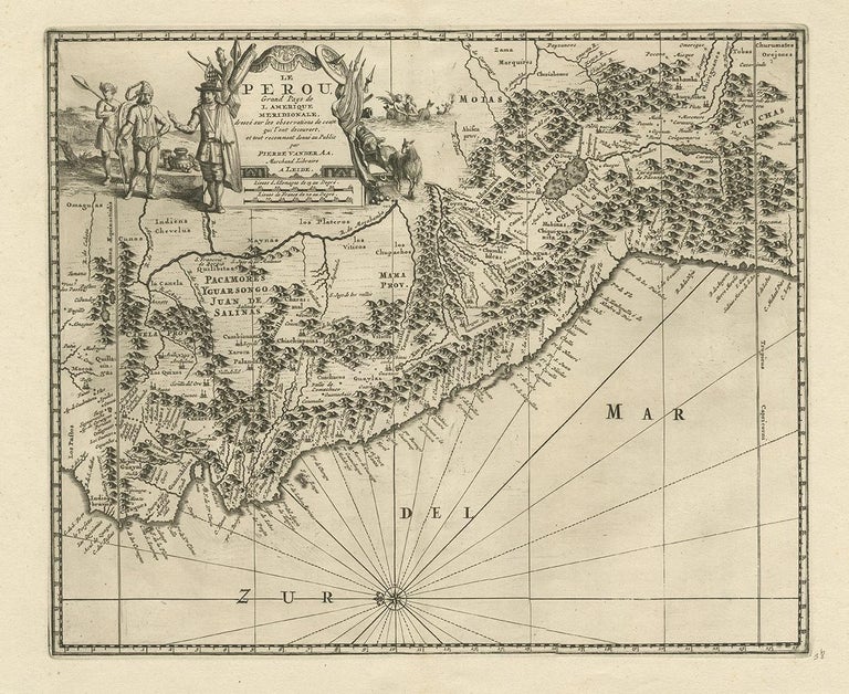 Antique Map of Peru by van der Aa, 'circa 1720' For Sale at 1stDibs ...