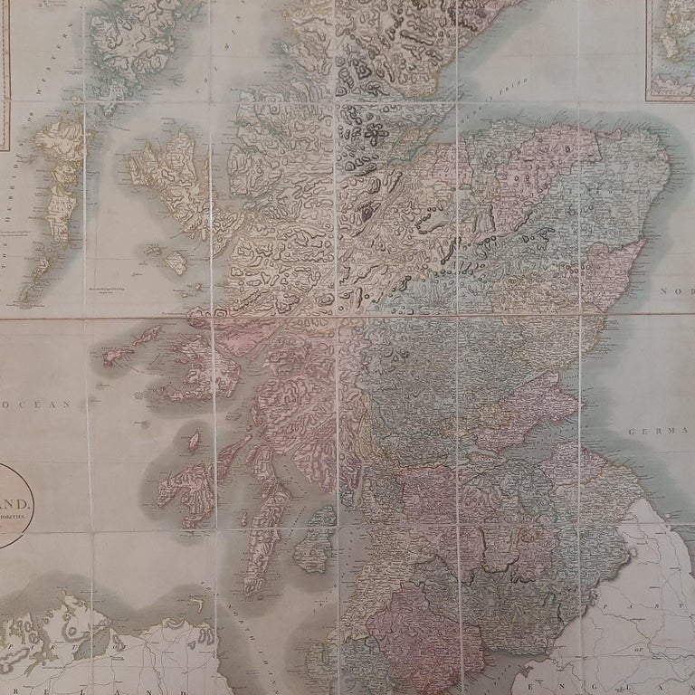 Antique Map of Scotland by Cary, '1811' For Sale at 1stDibs