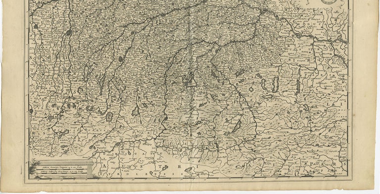Antique Map of Southern Germany by F. de Wit, circa 1680 For Sale at ...
