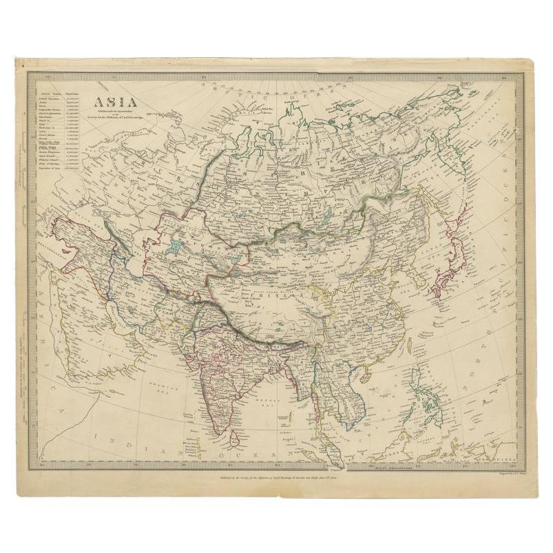 Antique Map of Asia Showing all of Indonesia and the Marianas, 1790 For ...
