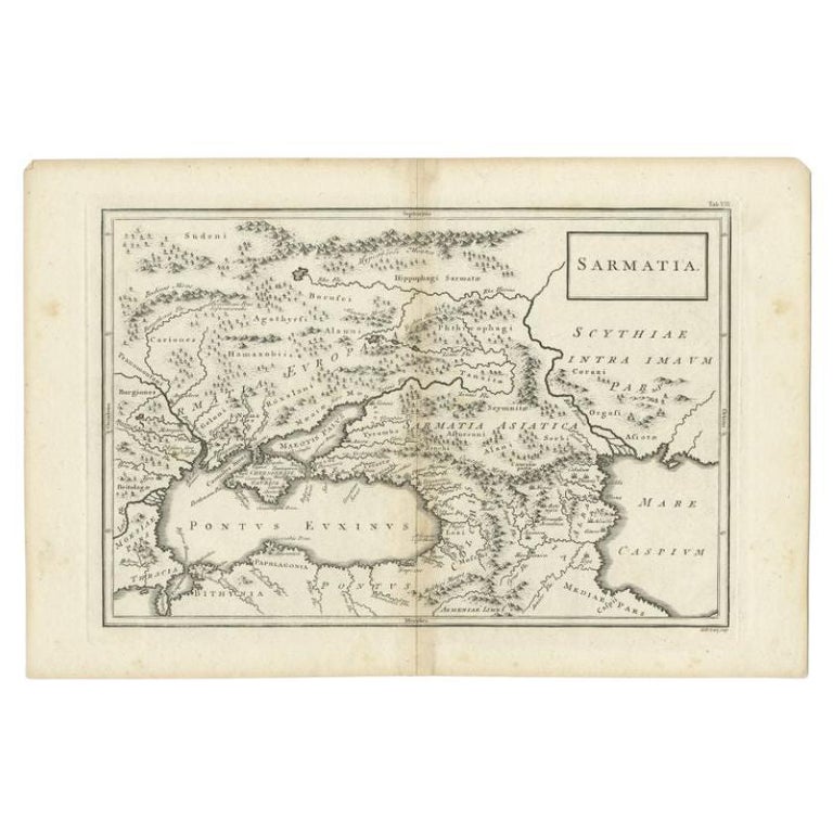 Antique Map of the Caucasus by Seale, 1799 For Sale at 1stDibs