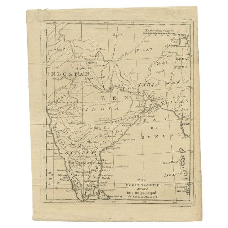 Antique Map of the Mongol Empire, 1767 For Sale at 1stDibs