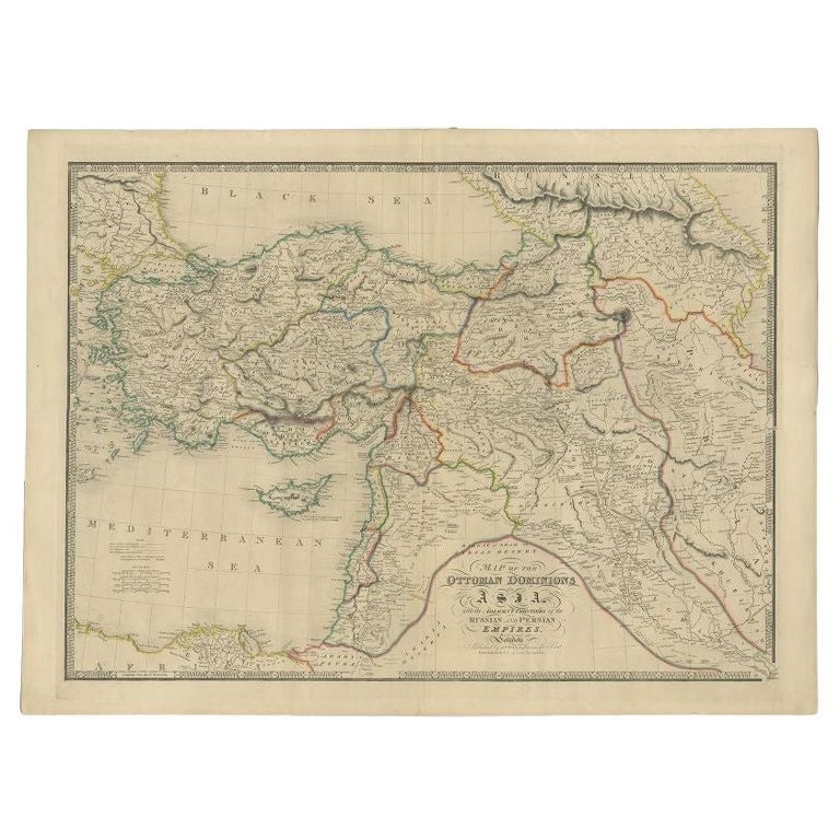 Antique Map of the Ottoman Empire by Wyld, c.1840 For Sale at 1stDibs