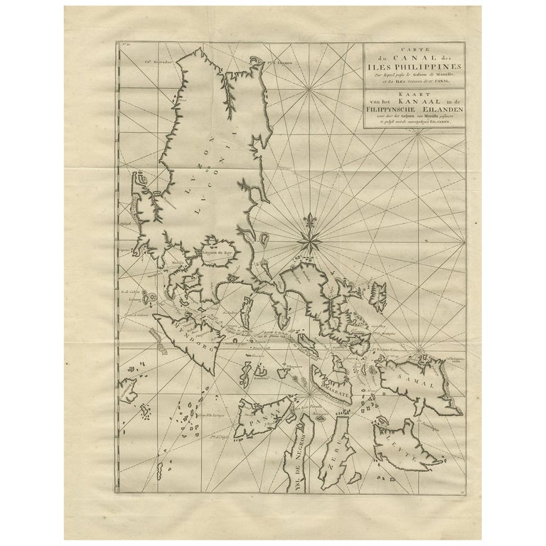Antique Map of the Philippines by Anson '1749' For Sale at 1stDibs ...