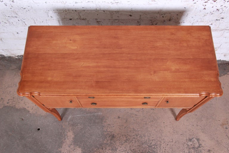 Antique Maple Sideboard Buffet by Frank and Son of Chicago at 1stDibs