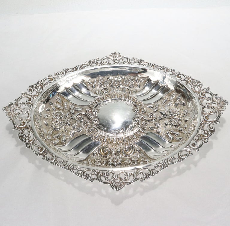 Antique Mappin and Webb Ornate Reticulated Repousse Sterling Silver ...