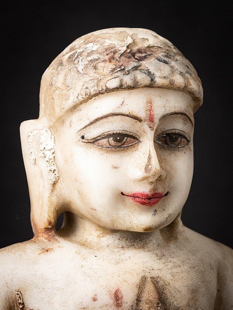 Antique Marble Jain Statue from India For Sale at 1stDibs