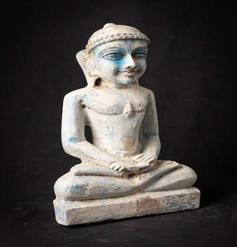 Antique marble Jain statue from India For Sale at 1stDibs