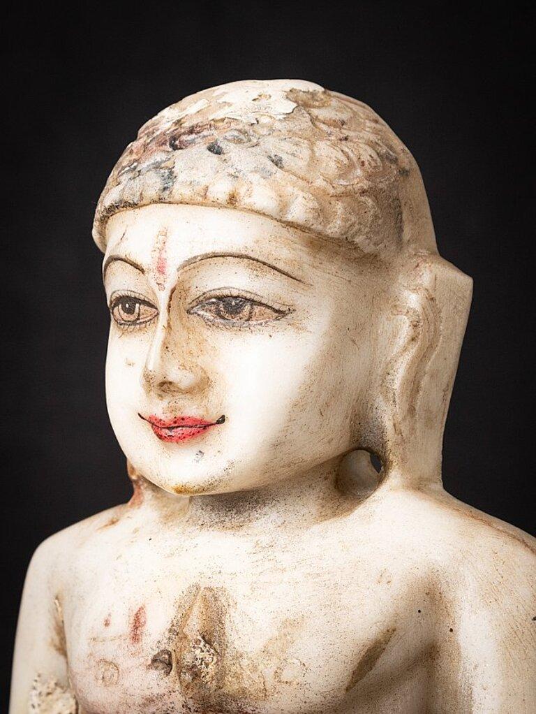 Antique Marble Jain Statue from India For Sale at 1stDibs