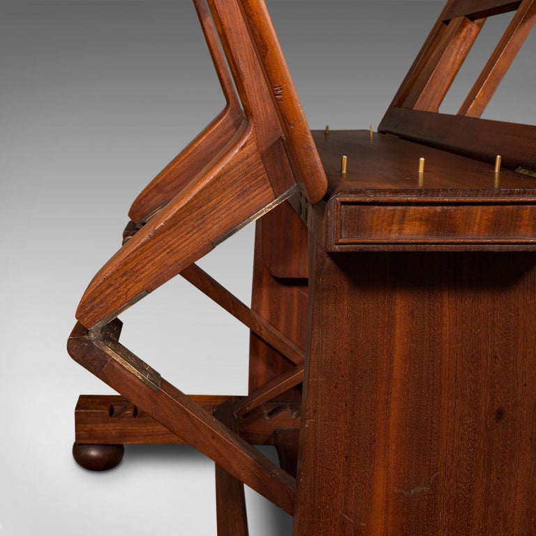 Antique Master Artist's Folio Stand, English, Adjustable, Picture Rack ...