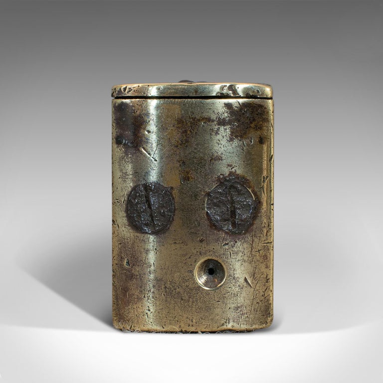 Antike Handwerker-Wasserwaage:: Englisch:: Messing:: Schreibtisch ...