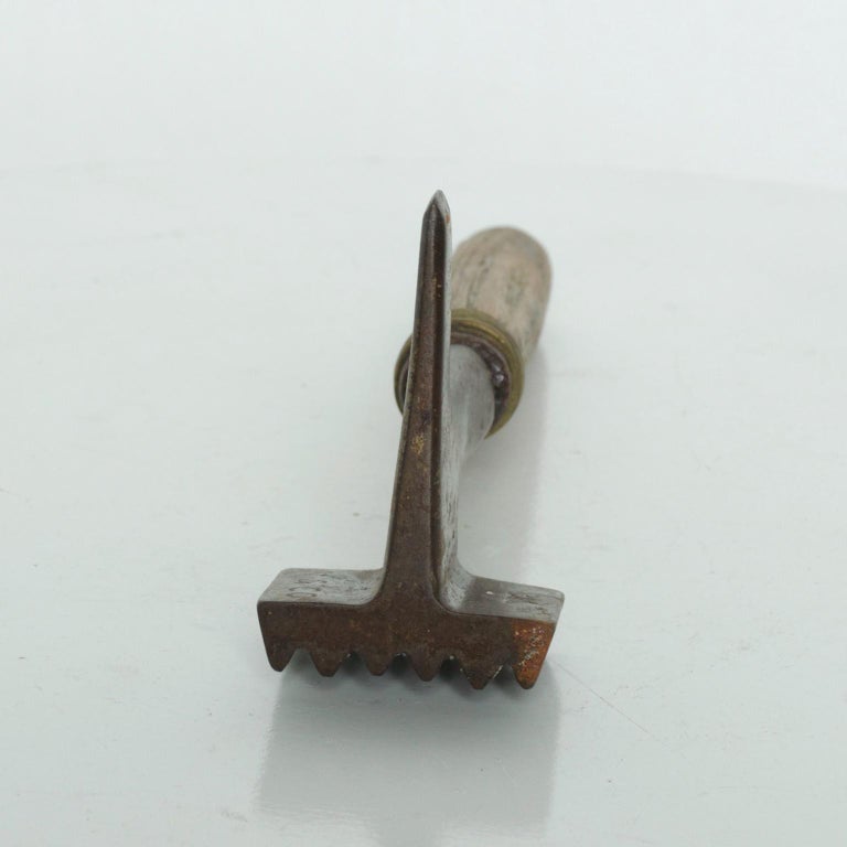 Vintage Meat Tenderizer Cleaver Kitchen Utensil Chop Smash Mallet For ...