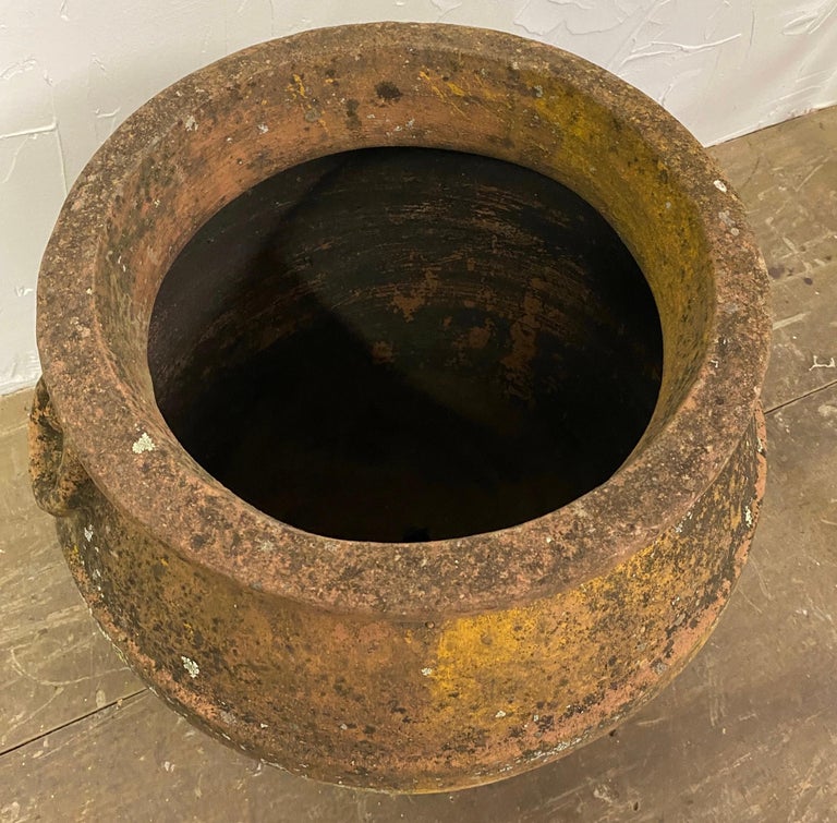 Antique Mediterranean Cast-Stone Jar For Sale at 1stDibs