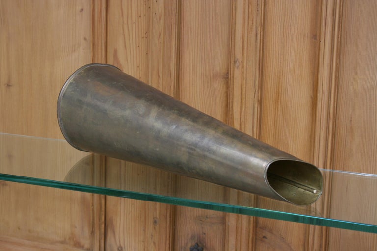 Antique Megaphone Made of Brass at 1stDibs | brass megaphone, vintage ...