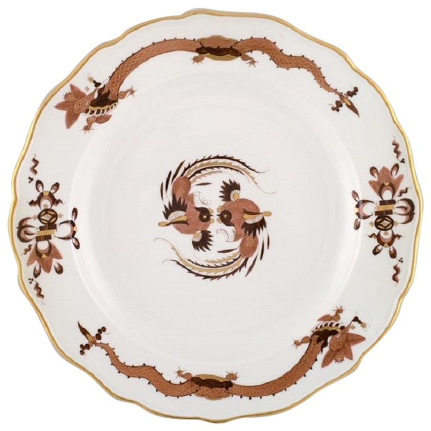 Set of Eight Meissen Plates, Hand Painted with Birds and Insects at 1stDibs