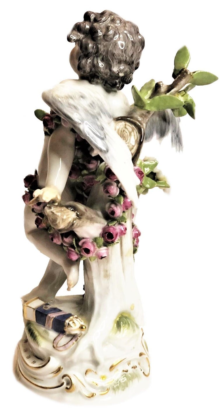 Antique Meissen Porcelain Figurine of Grieving Cupid, ca. 1860’s For ...