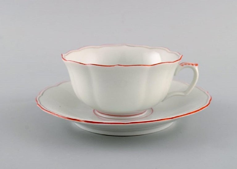 Antique Meissen Tea Service for Four People, Approx. 1900 For Sale at ...